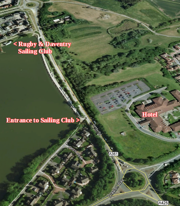 How to find us | Rugby and Daventry Sailing Club